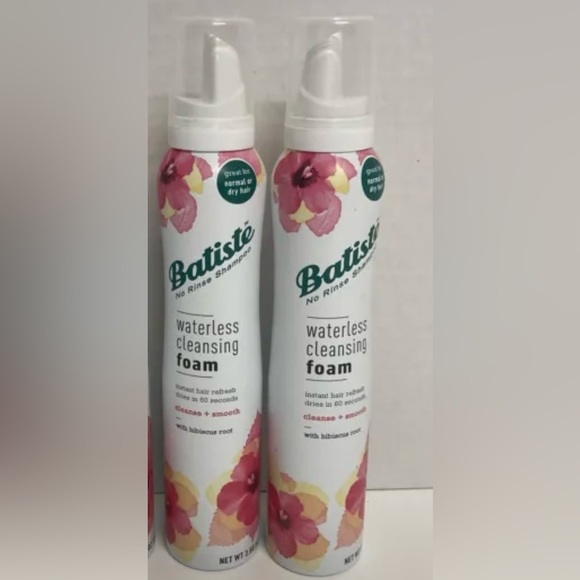 batiste | Hair | 2 Batiste Waterless Cleansing Foam Cleanse Smooth ...